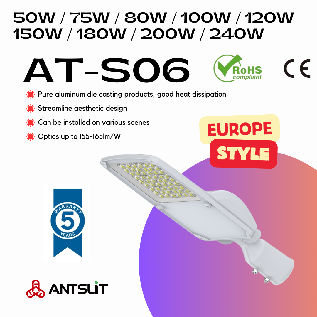 High-Efficiency 50W-240W LED Street Lights with NEMA/Zhaga ...